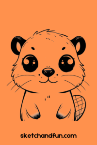 33+ Easy Cute Beaver Drawing Ideas - Sketch and Fun