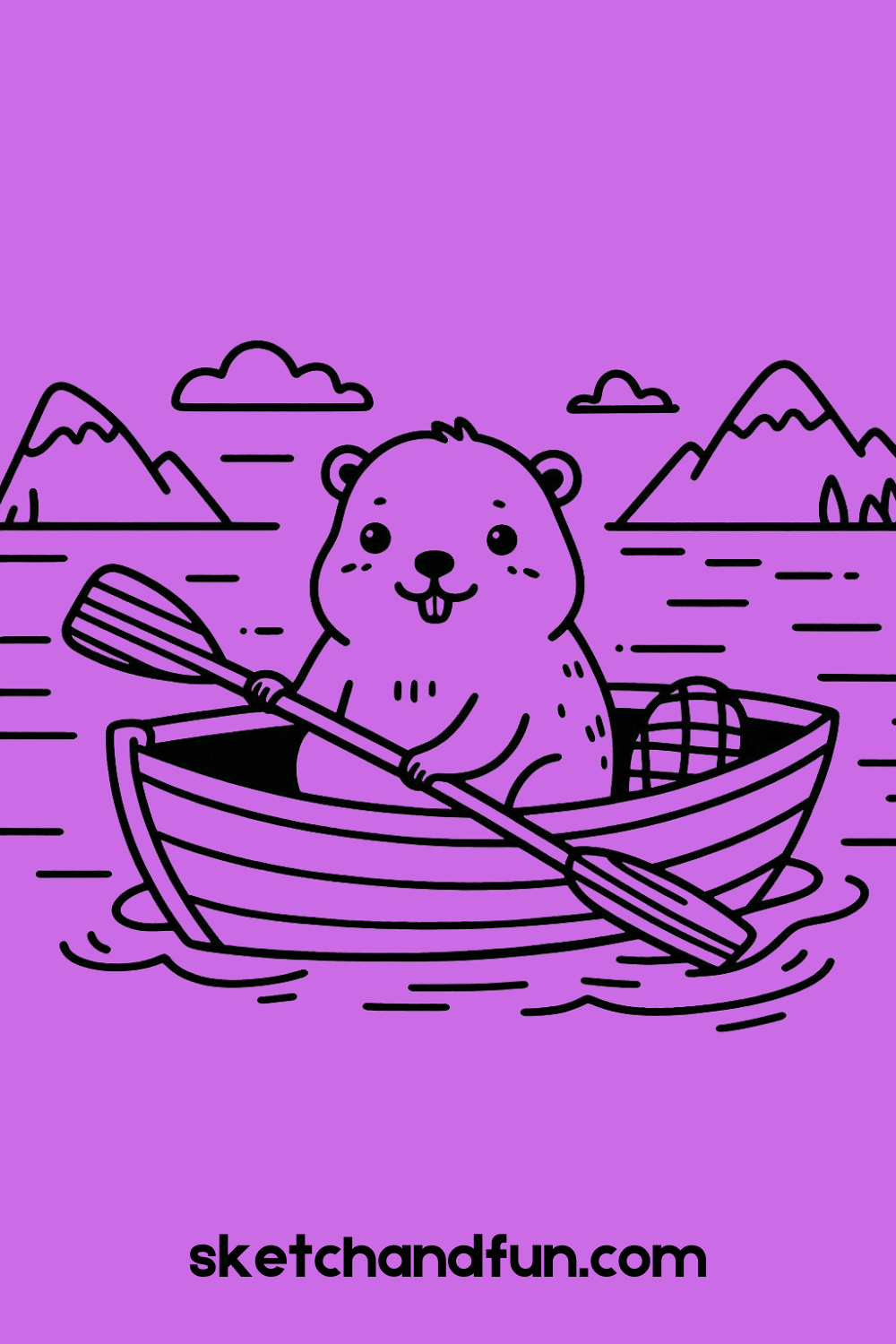 33+ Easy Cute Beaver Drawing Ideas - Sketch and Fun