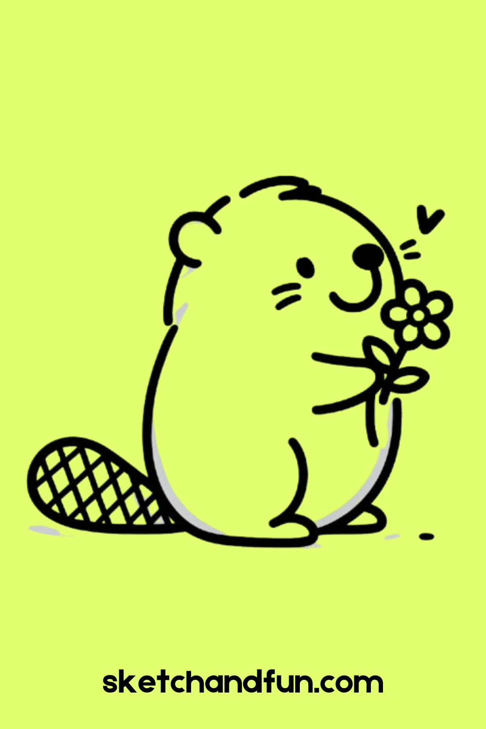33+ Easy Cute Beaver Drawing Ideas - Sketch and Fun