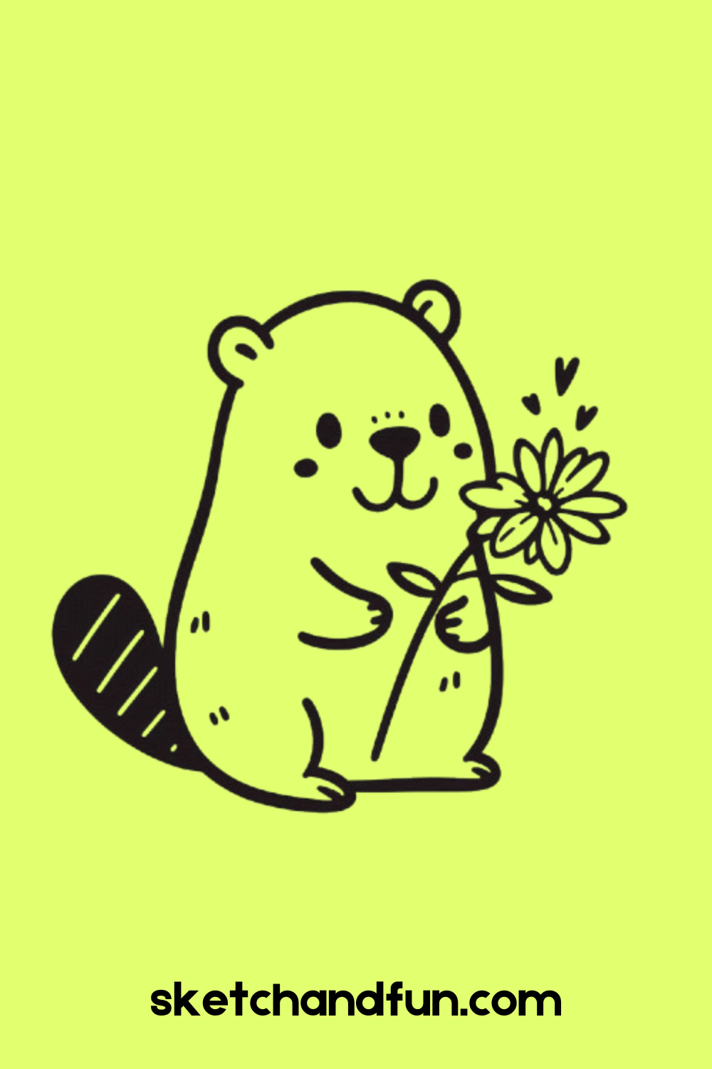 33+ Easy Cute Beaver Drawing Ideas - Sketch and Fun