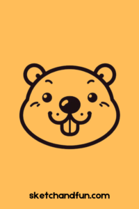 33+ Easy Cute Beaver Drawing Ideas - Sketch and Fun