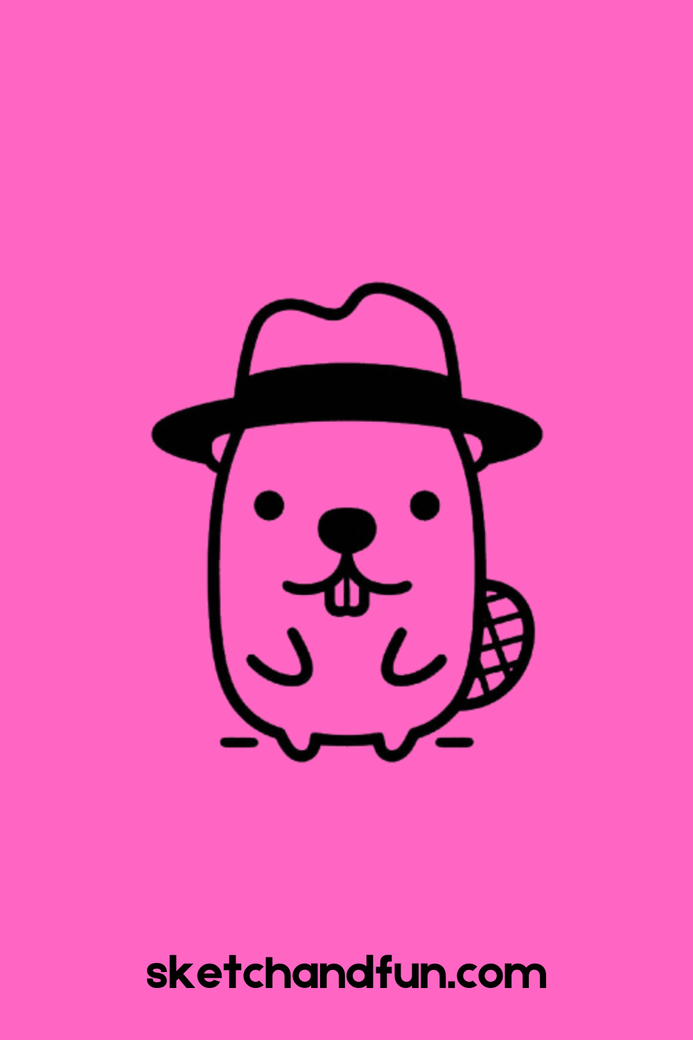 33+ Easy Cute Beaver Drawing Ideas - Sketch and Fun