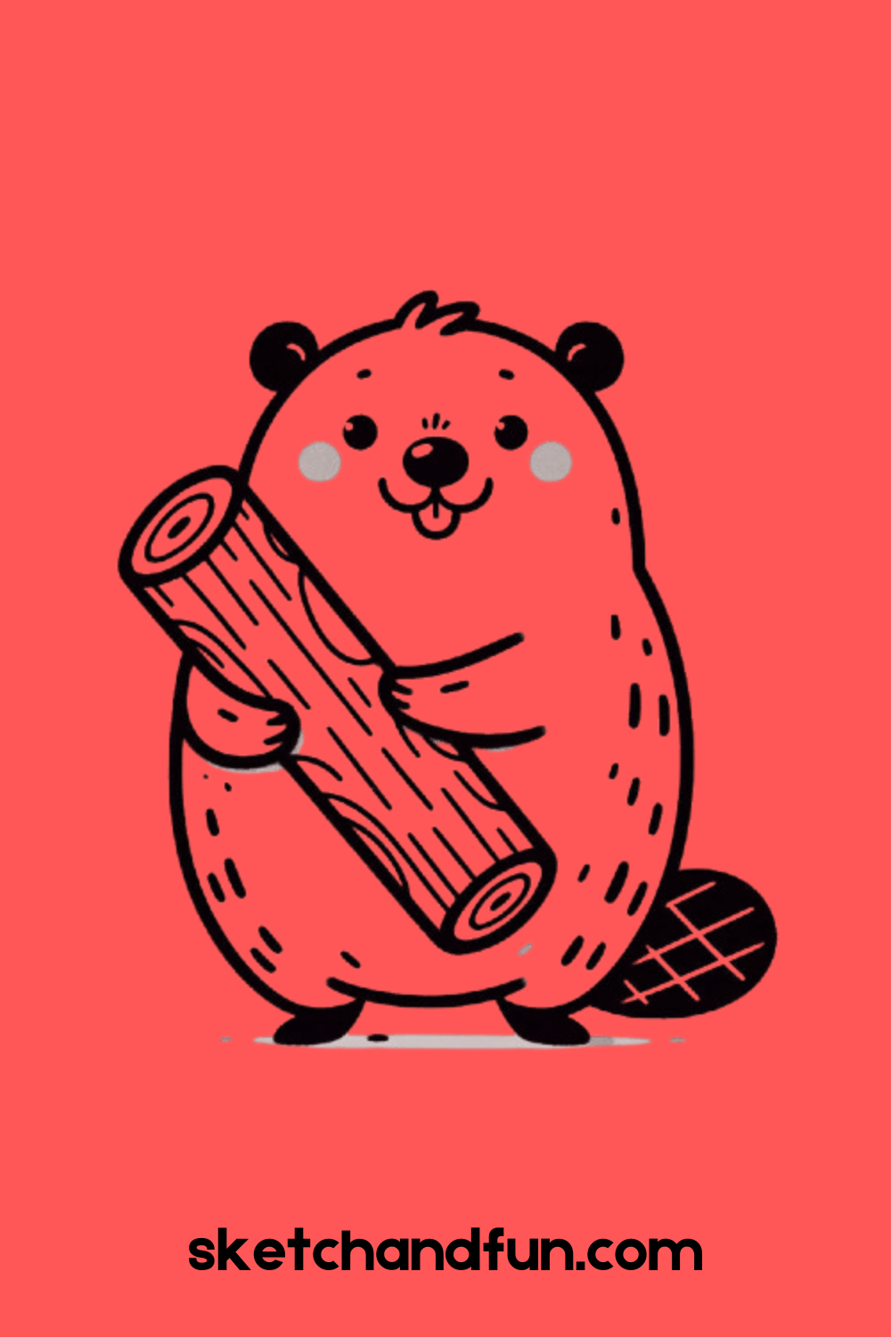 33+ Easy Cute Beaver Drawing Ideas - Sketch and Fun
