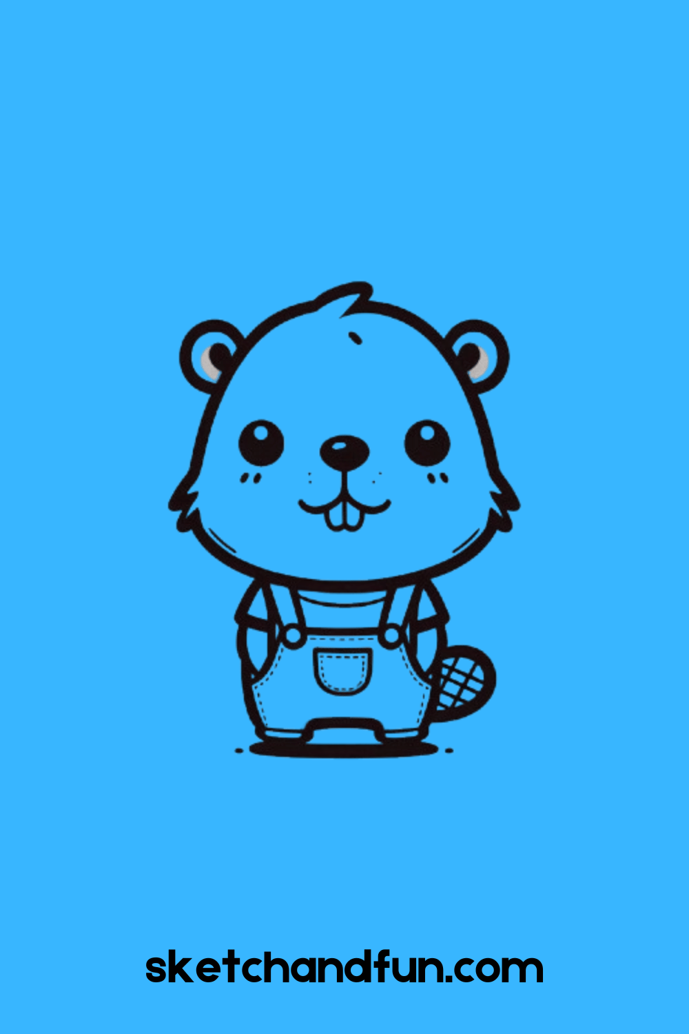 33+ Easy Cute Beaver Drawing Ideas - Sketch and Fun