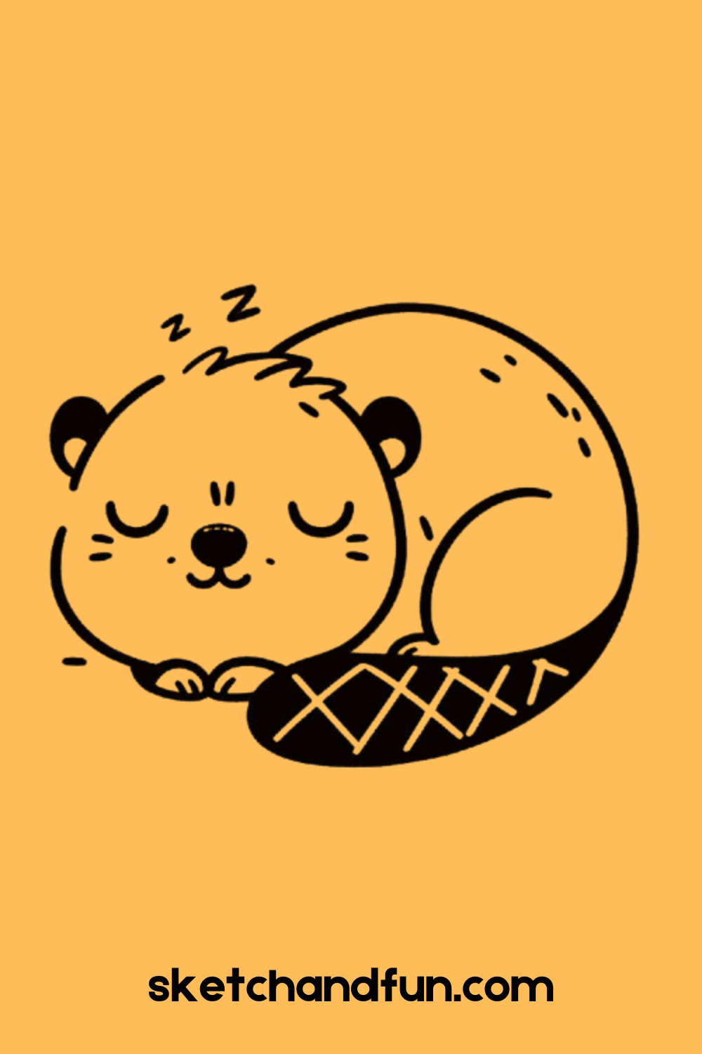 33+ Easy Cute Beaver Drawing Ideas - Sketch and Fun