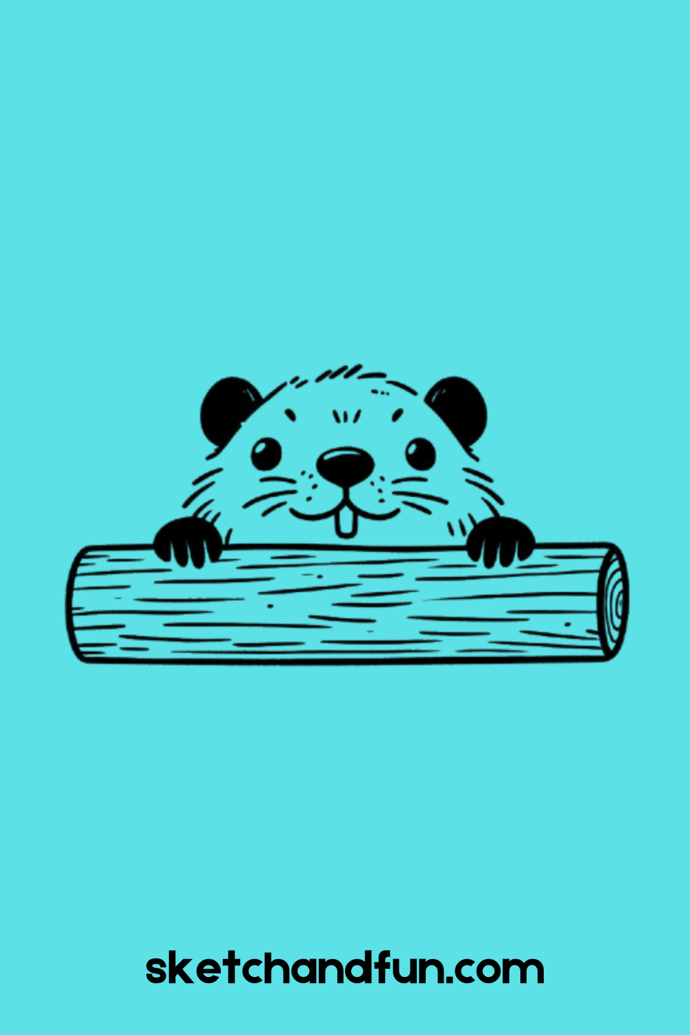33+ Easy Cute Beaver Drawing Ideas - Sketch and Fun