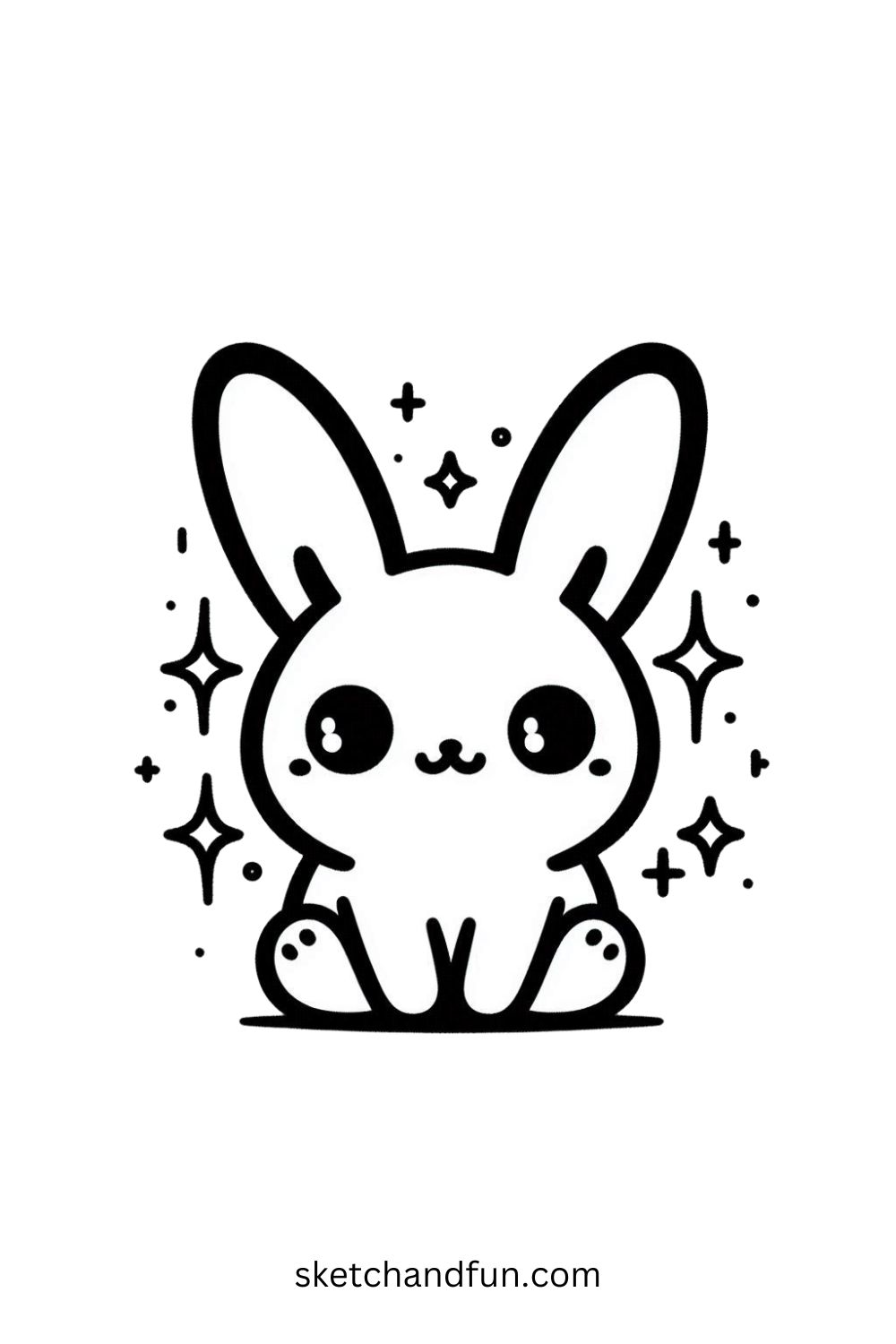 39+ Easy Cute Bunny Drawing Ideas - Sketch and Fun