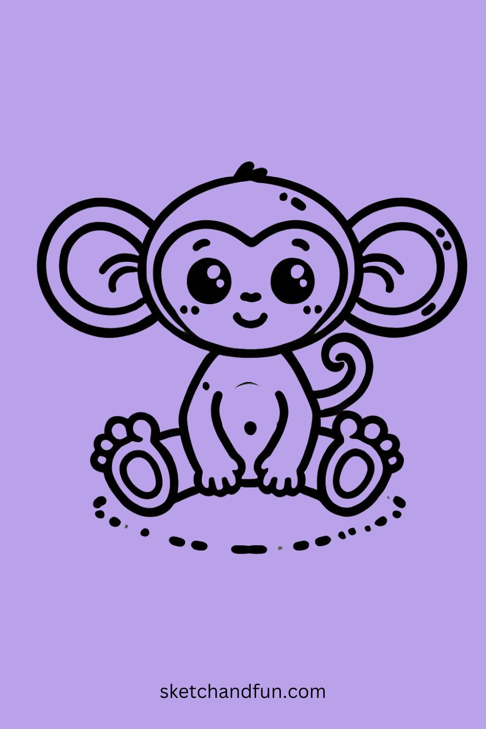 36+ Easy Cute Chimpanzee Drawing Ideas - Sketch and Fun