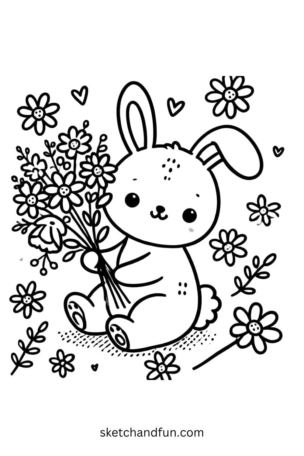 39+ Easy Cute Bunny Drawing Ideas - Sketch and Fun