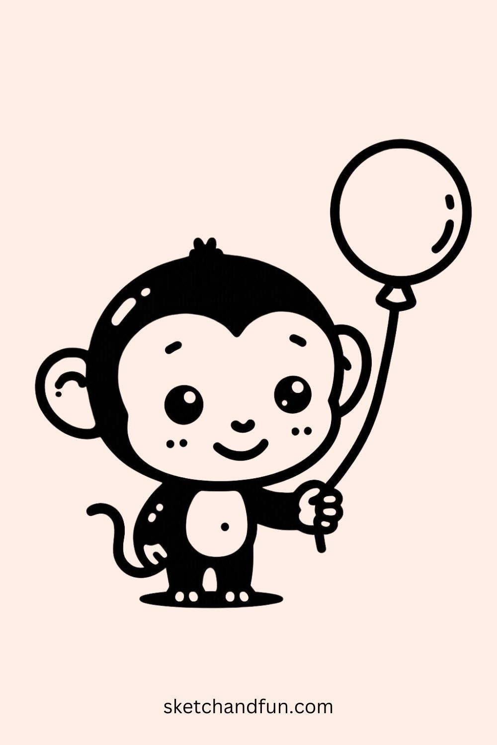 36+ Easy Cute Chimpanzee Drawing Ideas - Sketch and Fun