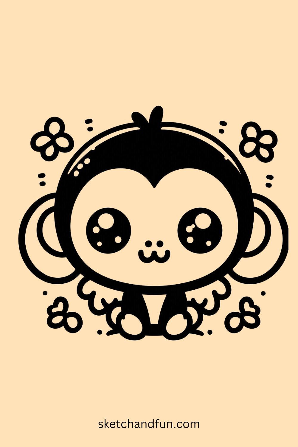 36+ Easy Cute Chimpanzee Drawing Ideas - Sketch and Fun