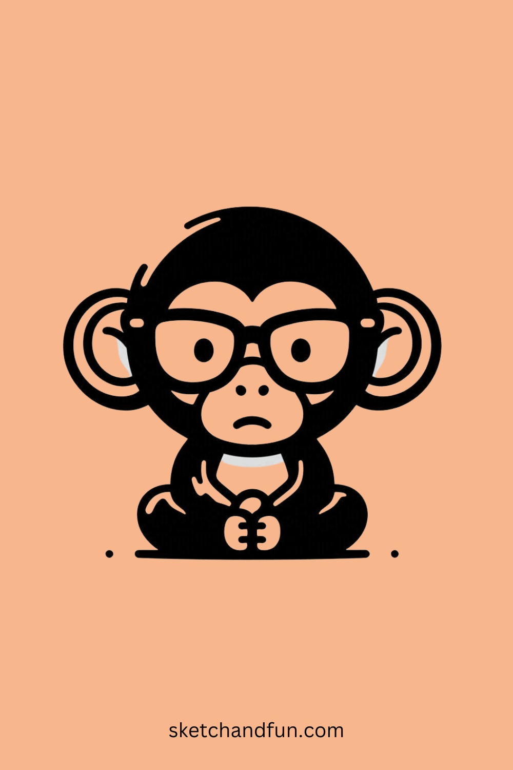 36+ Easy Cute Chimpanzee Drawing Ideas - Sketch and Fun