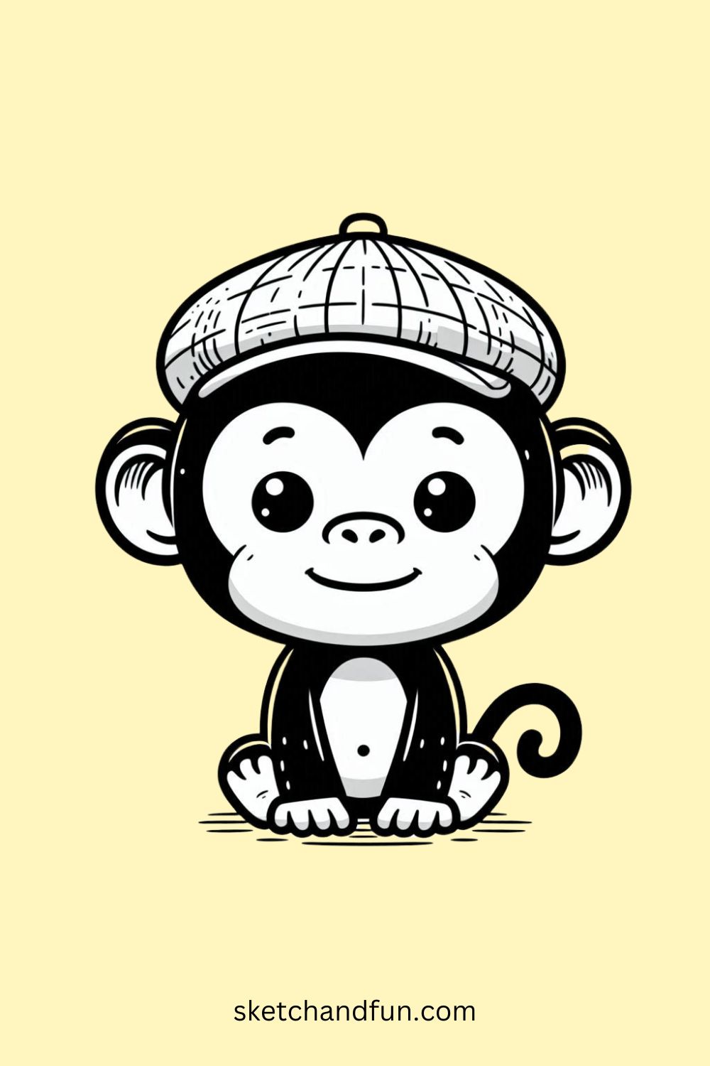 36+ Easy Cute Chimpanzee Drawing Ideas - Sketch and Fun