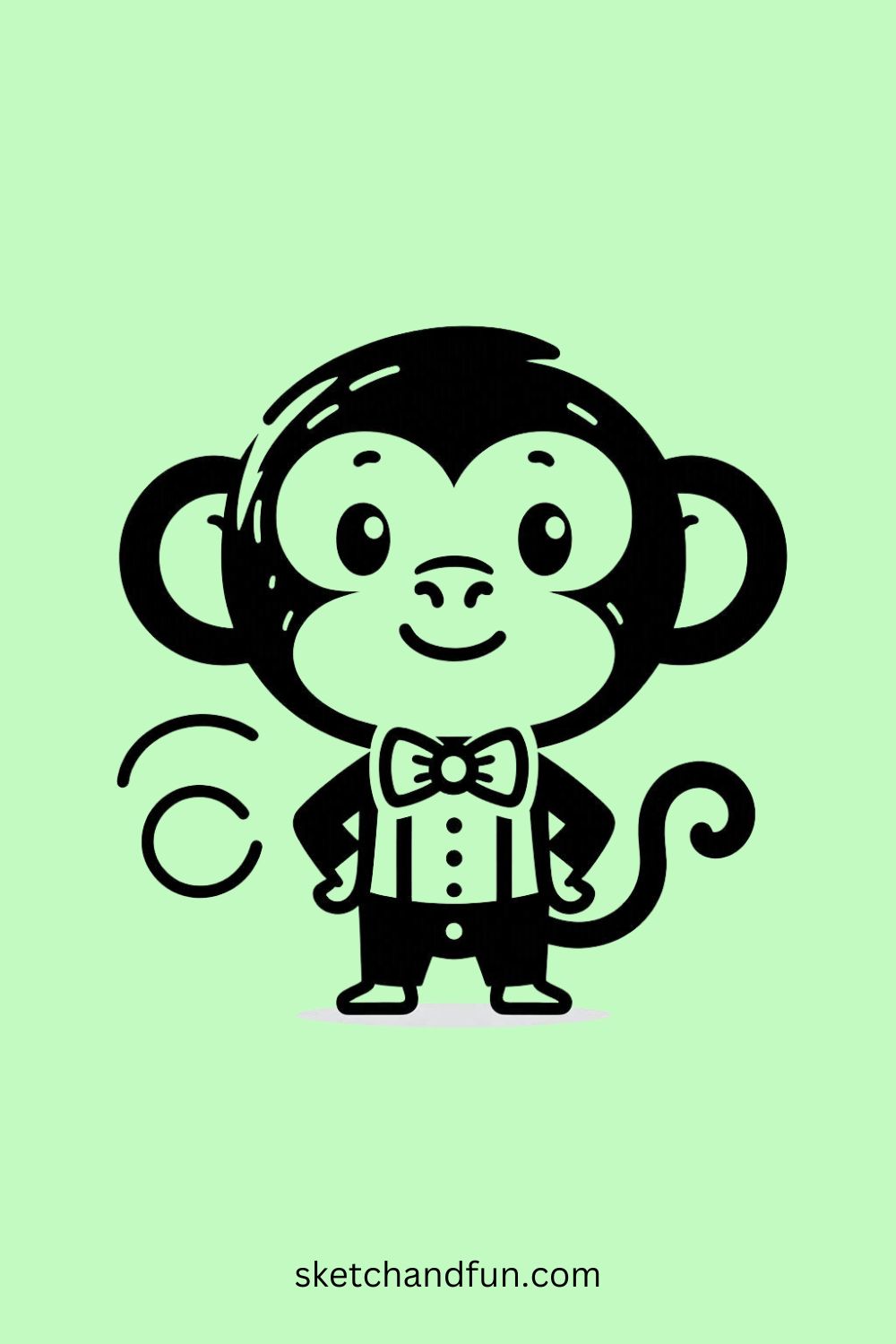 36+ Easy Cute Chimpanzee Drawing Ideas - Sketch and Fun