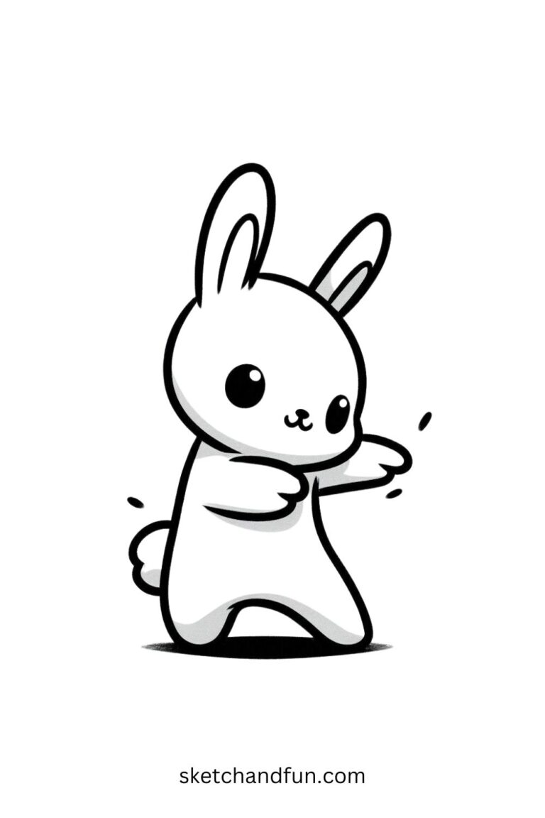39+ Easy Cute Bunny Drawing Ideas - Sketch and Fun