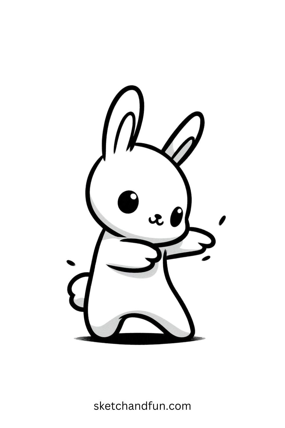 39+ Easy Cute Bunny Drawing Ideas - Sketch and Fun