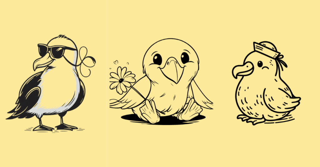 39+ Easy Cute Albatross Drawing Ideas - Sketch and Fun