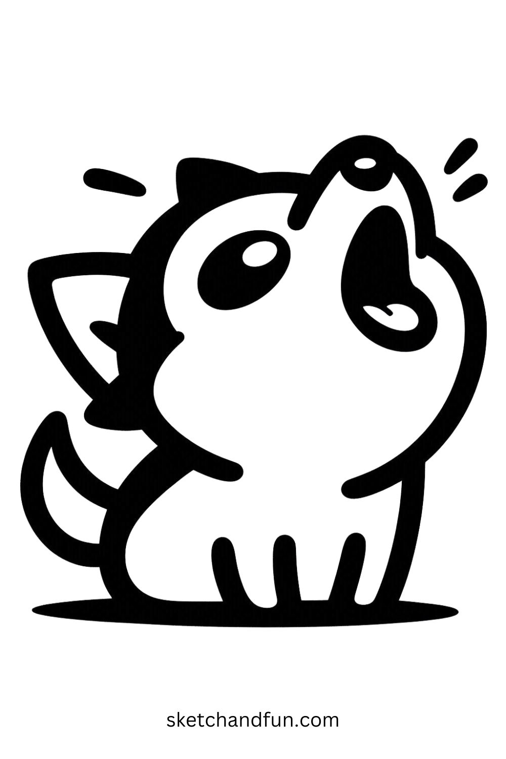 43+ Easy Cute Dog Drawing Ideas - Sketch and Fun