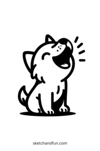 43+ Easy Cute Dog Drawing Ideas - Sketch and Fun