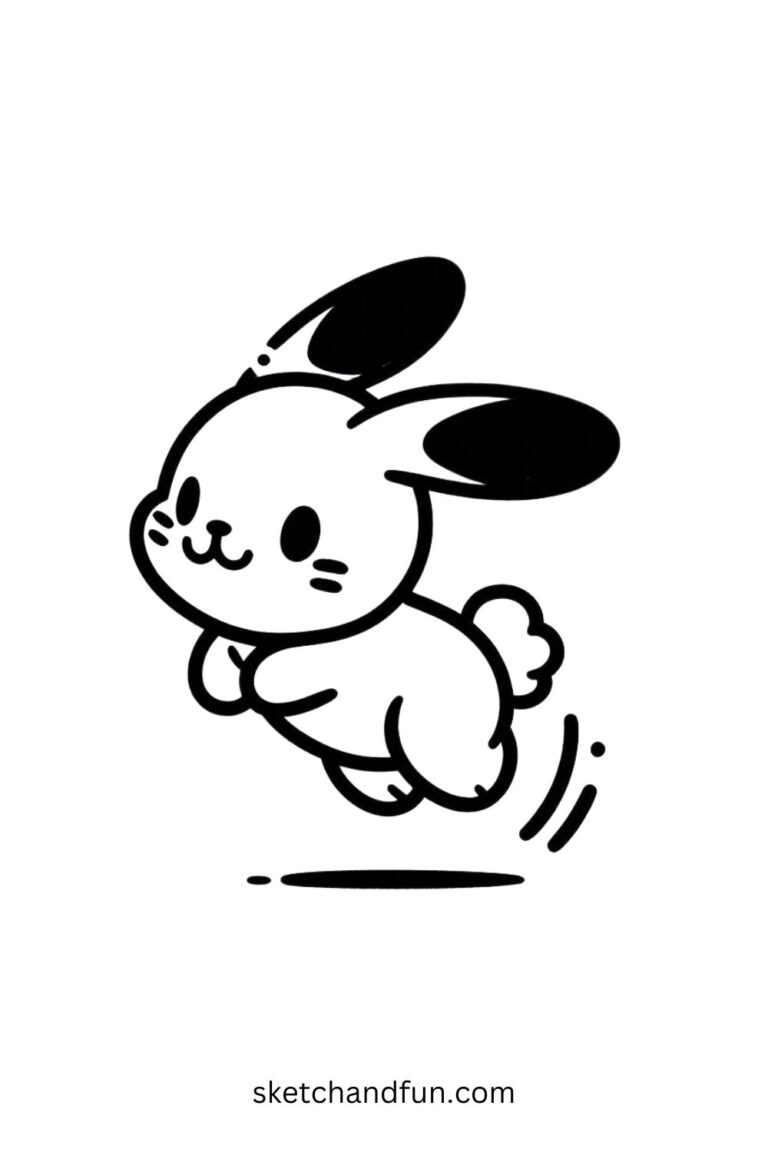 39+ Easy Cute Bunny Drawing Ideas - Sketch and Fun