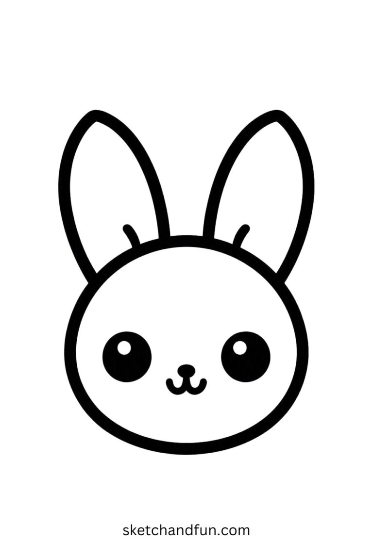 39+ Easy Cute Bunny Drawing Ideas - Sketch and Fun