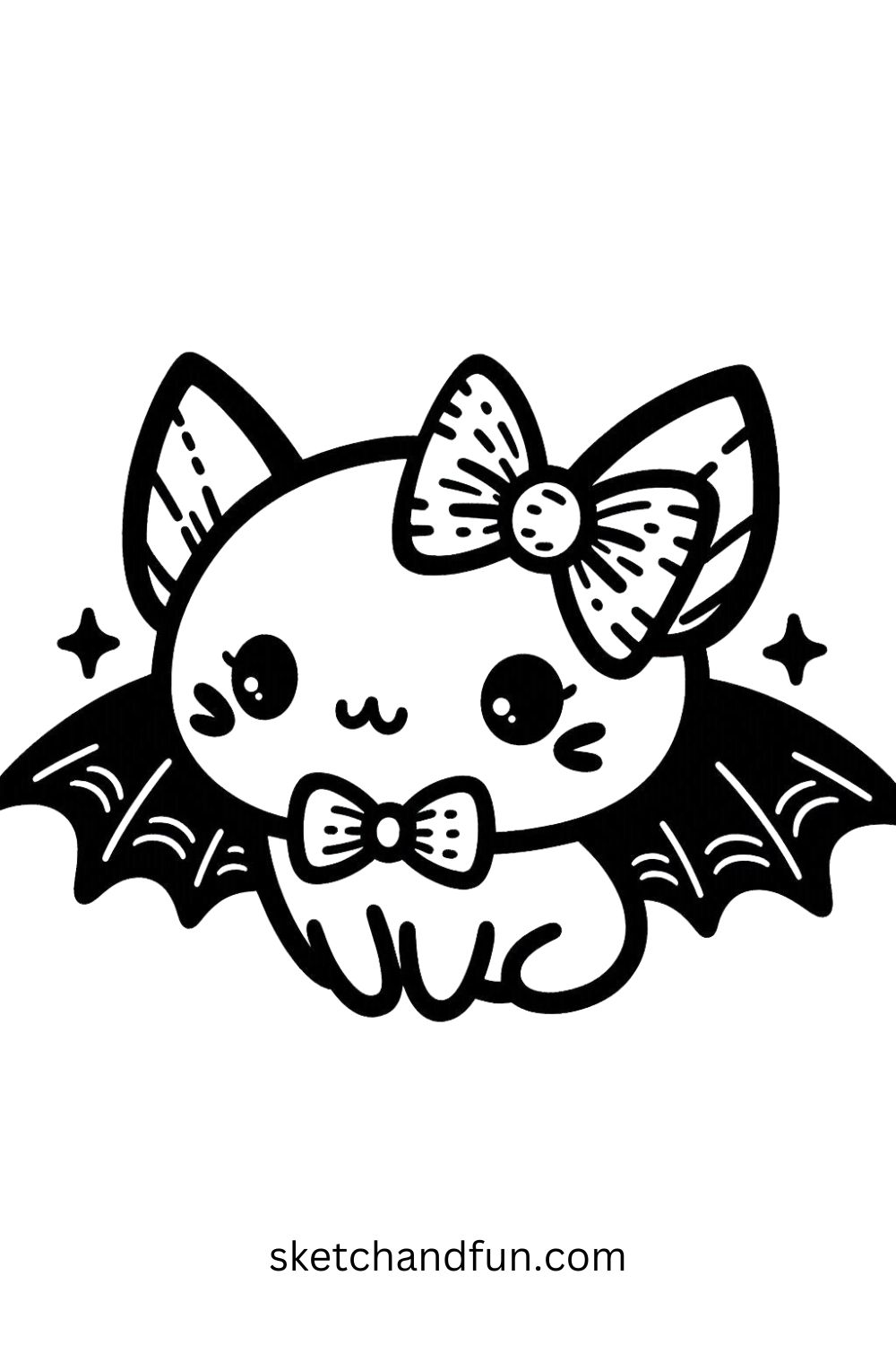 39+ Easy Cute Bat Drawing Ideas - Sketch and Fun