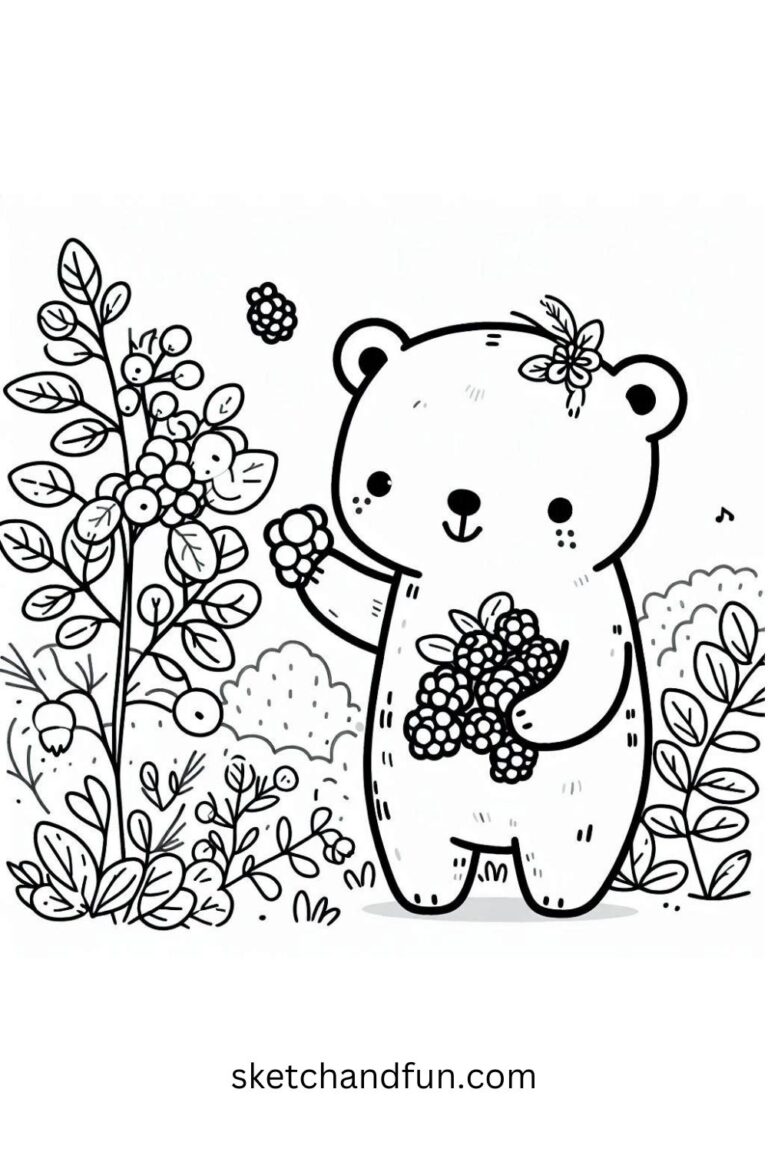 43+ Easy Cute Bear Drawing Ideas - Sketch and Fun