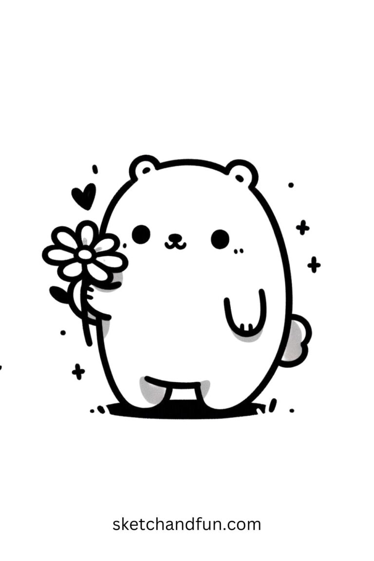 43+ Easy Cute Bear Drawing Ideas - Sketch and Fun
