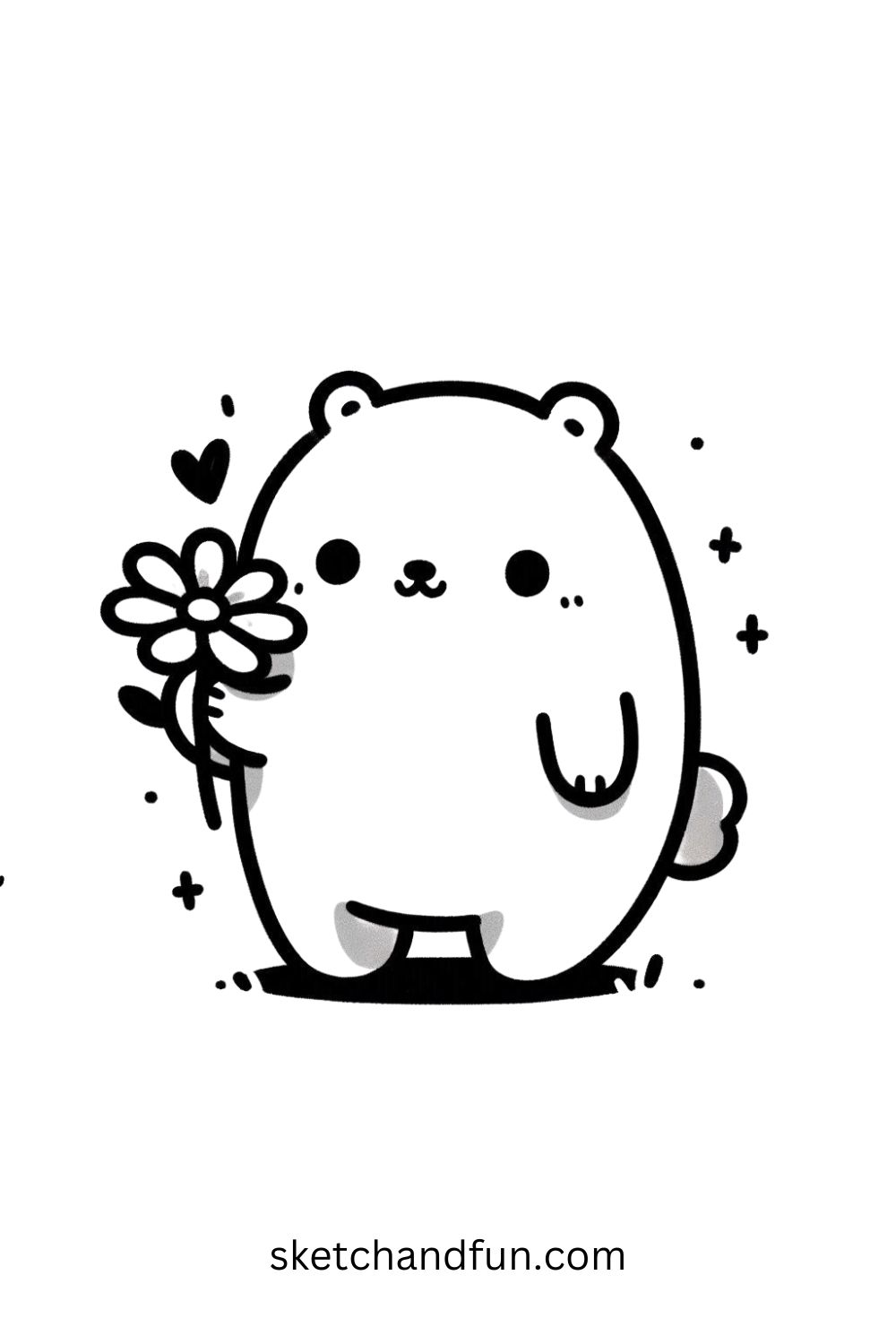 43+ Easy Cute Bear Drawing Ideas - Sketch and Fun