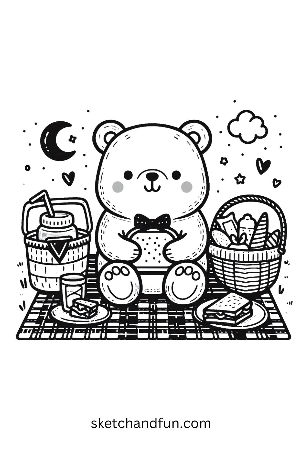 43+ Easy Cute Bear Drawing Ideas - Sketch and Fun