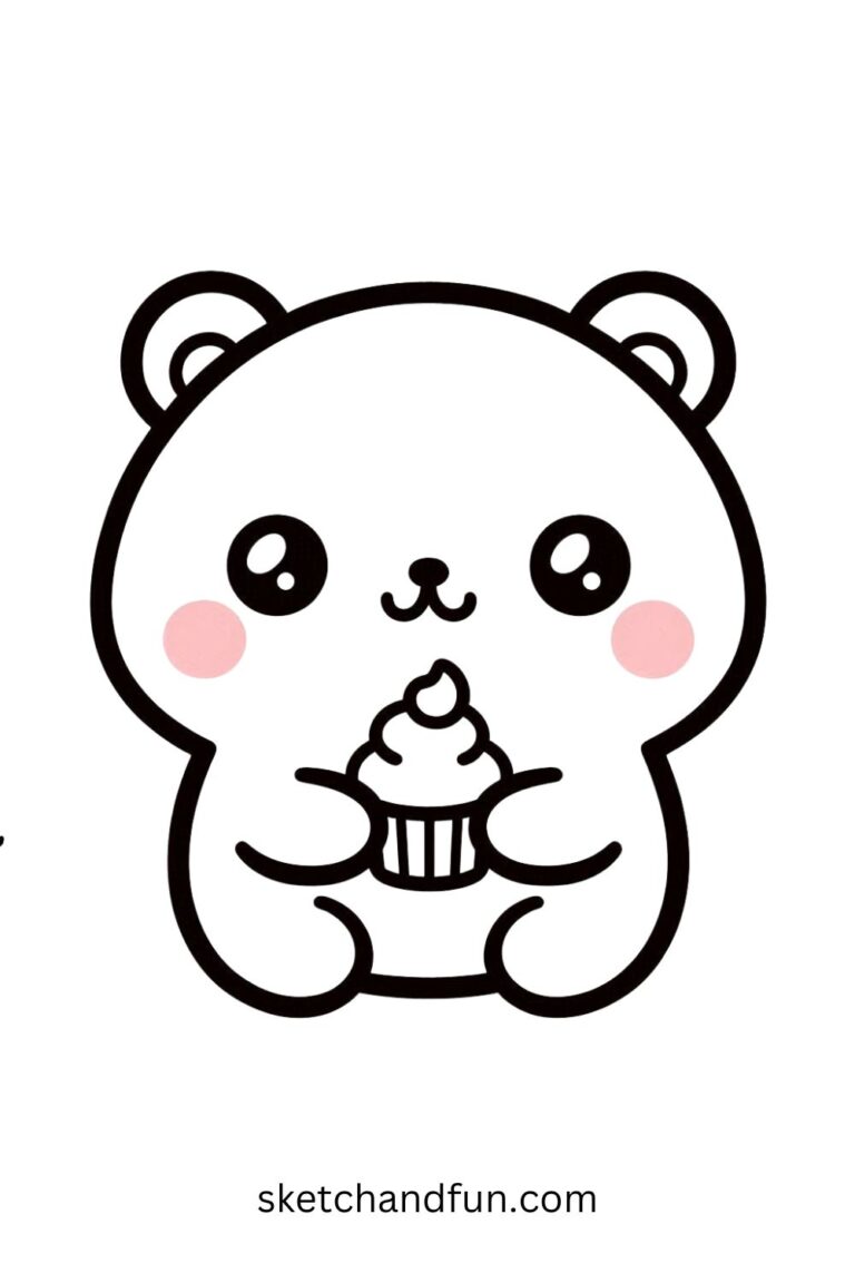 43+ Easy Cute Bear Drawing Ideas - Sketch and Fun