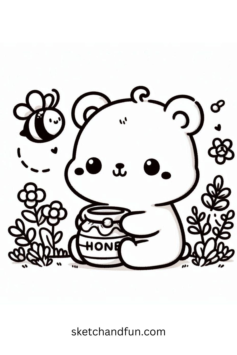 43+ Easy Cute Bear Drawing Ideas - Sketch and Fun
