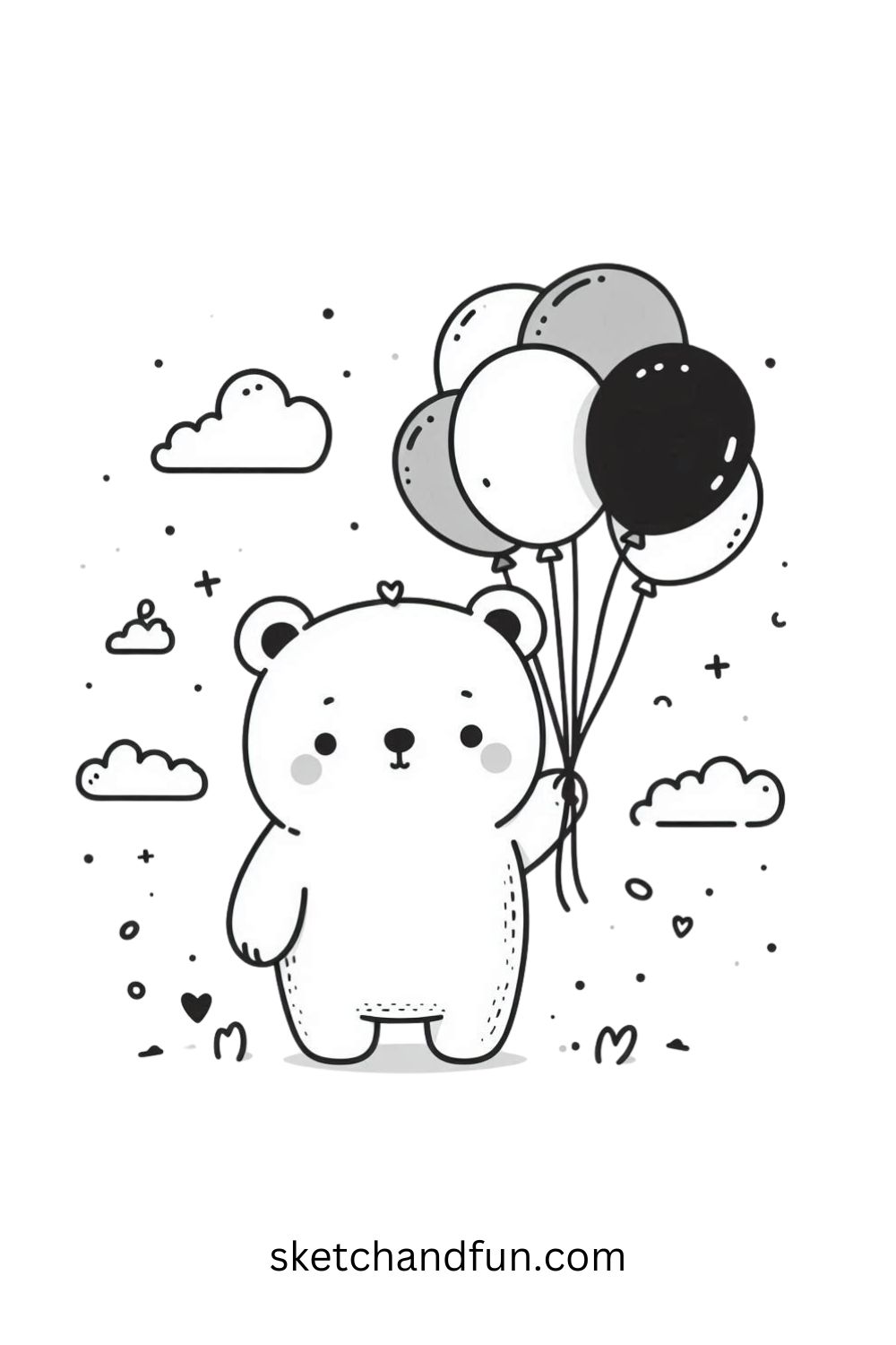 43+ Easy Cute Bear Drawing Ideas - Sketch and Fun