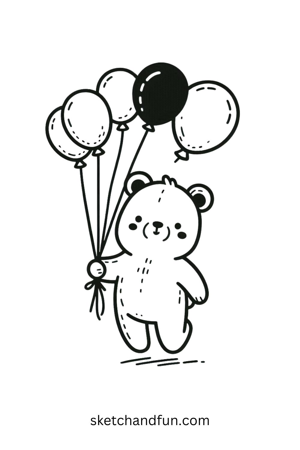 43+ Easy Cute Bear Drawing Ideas - Sketch and Fun