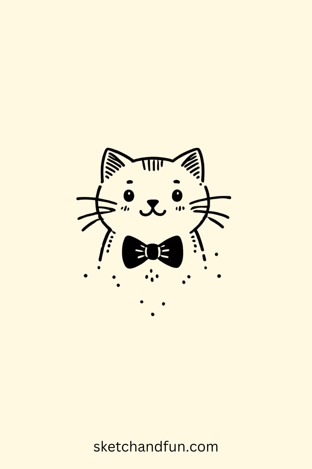 54+ Easy Cute Cat Drawing Ideas - Sketch and Fun