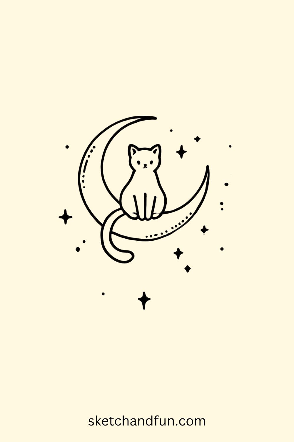 54+ Easy Cute Cat Drawing Ideas - Sketch and Fun