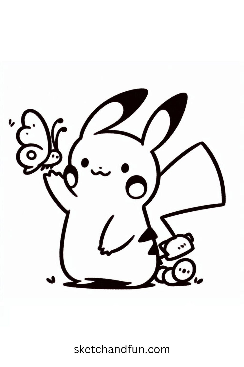 25+ Easy Cute Pikachu Drawing Ideas - Sketch and Fun