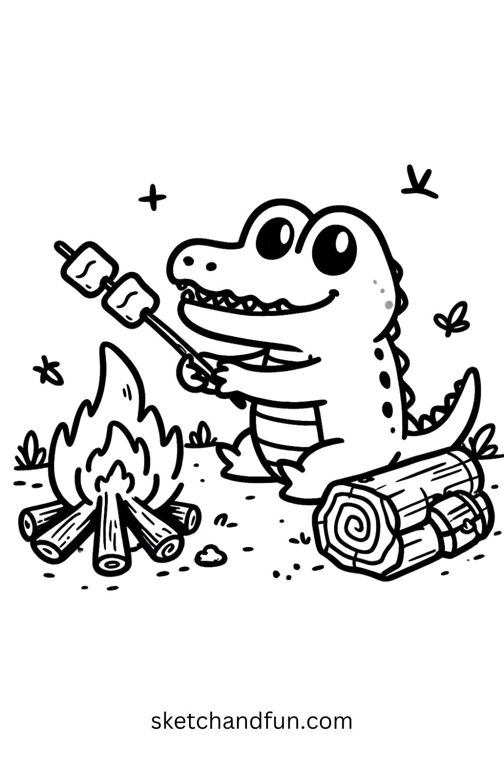 40+ Easy Cute Alligator Drawing Ideas - Sketch and Fun