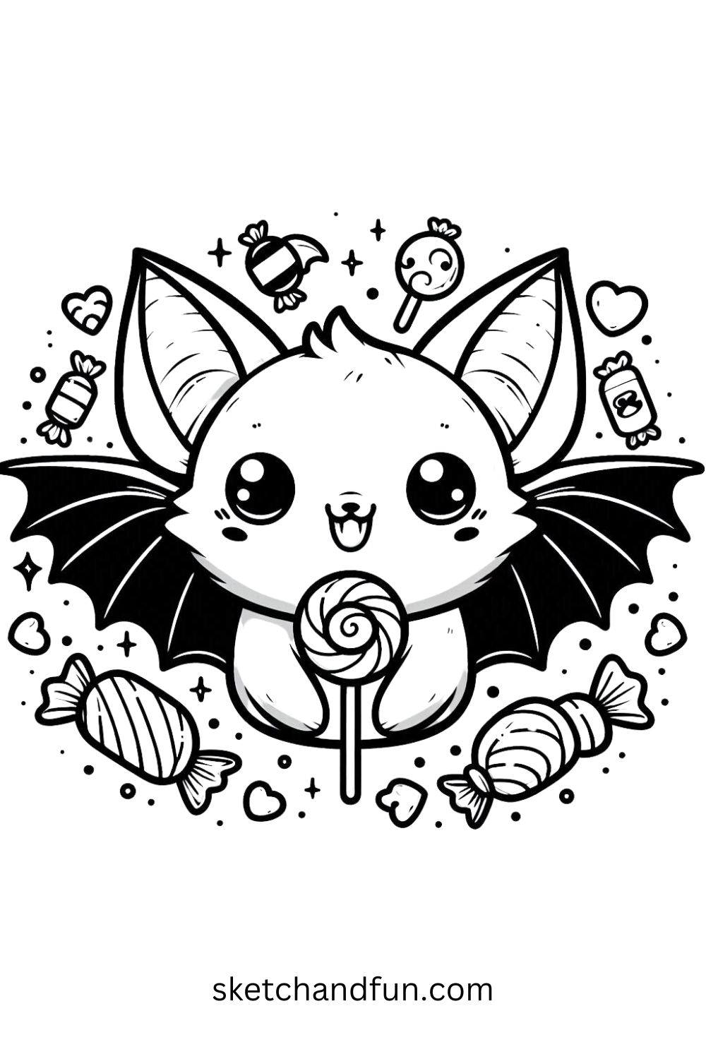 39+ Easy Cute Bat Drawing Ideas - Sketch and Fun