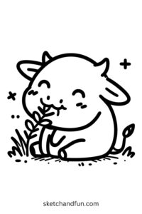 45+ Easy Cute Cow Drawing Ideas - Sketch and Fun