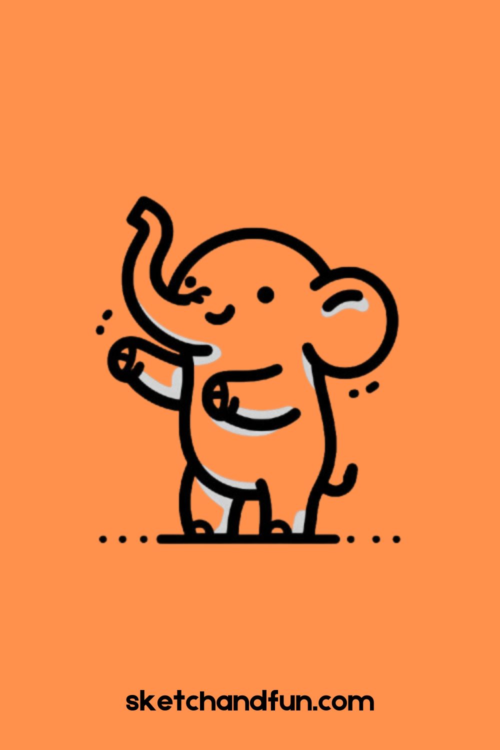 35+ Easy Cute Elephant Drawing Ideas - Sketch and Fun