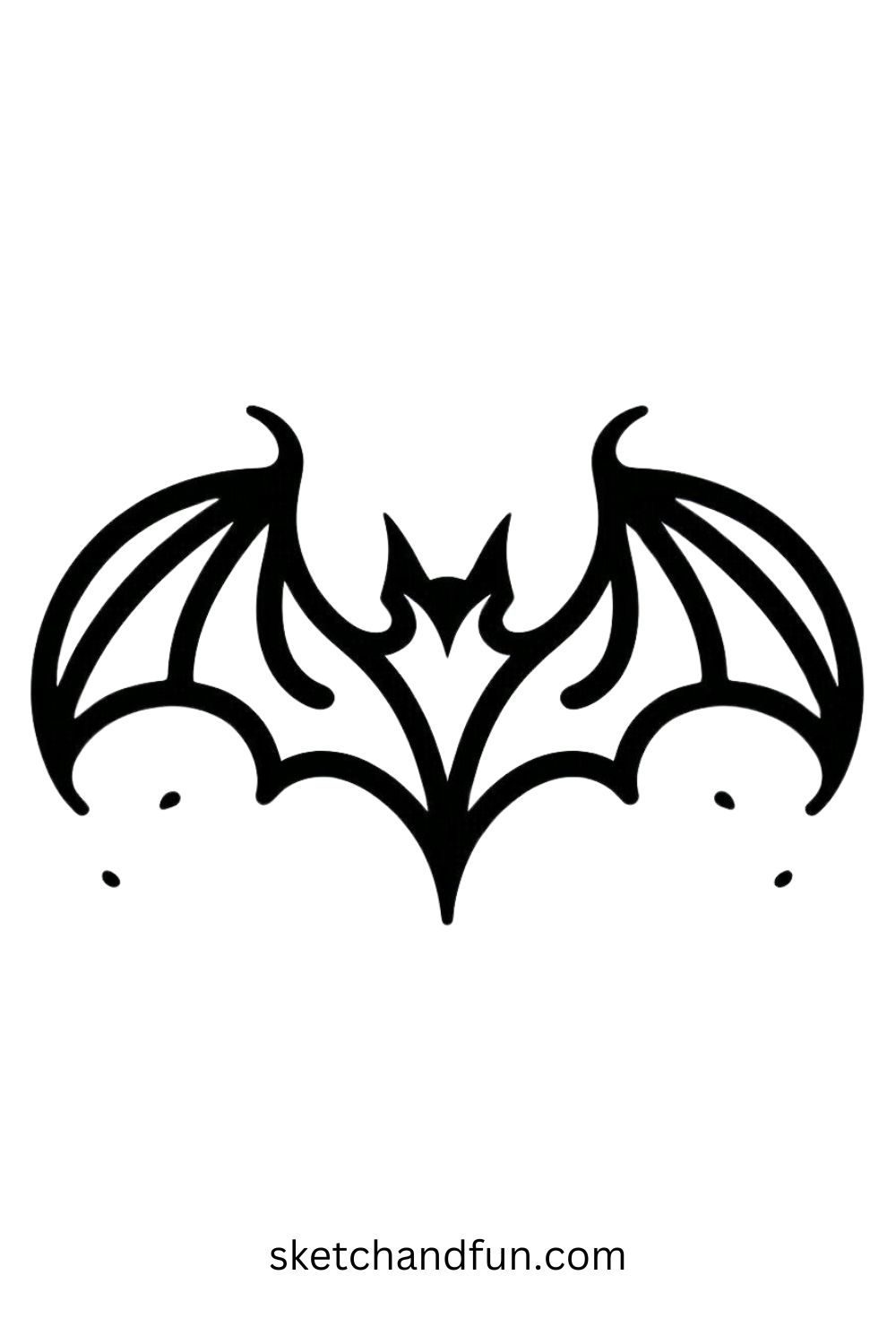 39+ Easy Cute Bat Drawing Ideas - Sketch and Fun