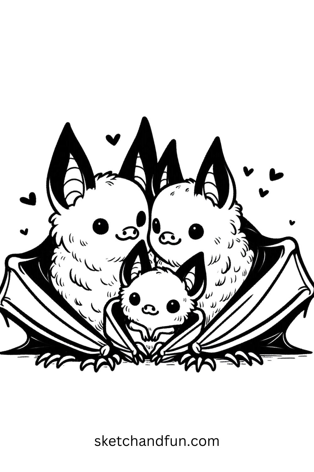 39+ Easy Cute Bat Drawing Ideas - Sketch and Fun