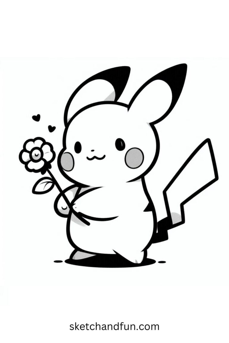 25+ Easy Cute Pikachu Drawing Ideas - Sketch and Fun