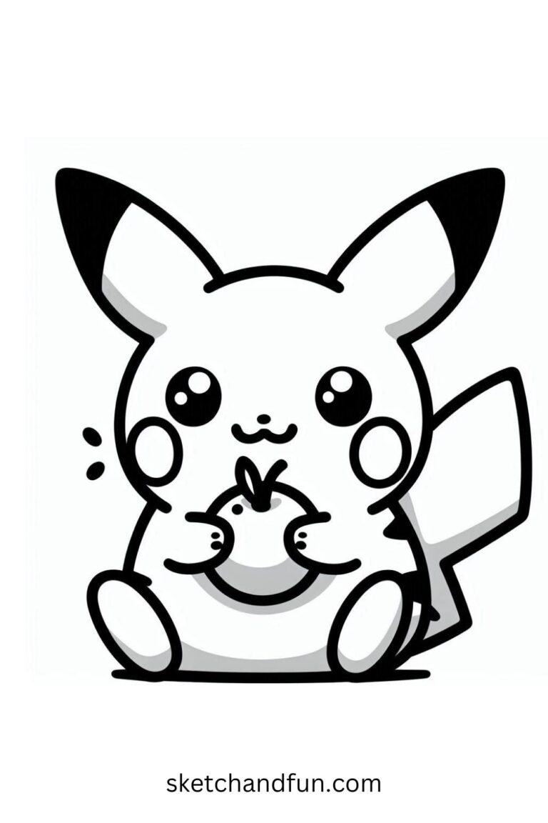 25+ Easy Cute Pikachu Drawing Ideas - Sketch and Fun
