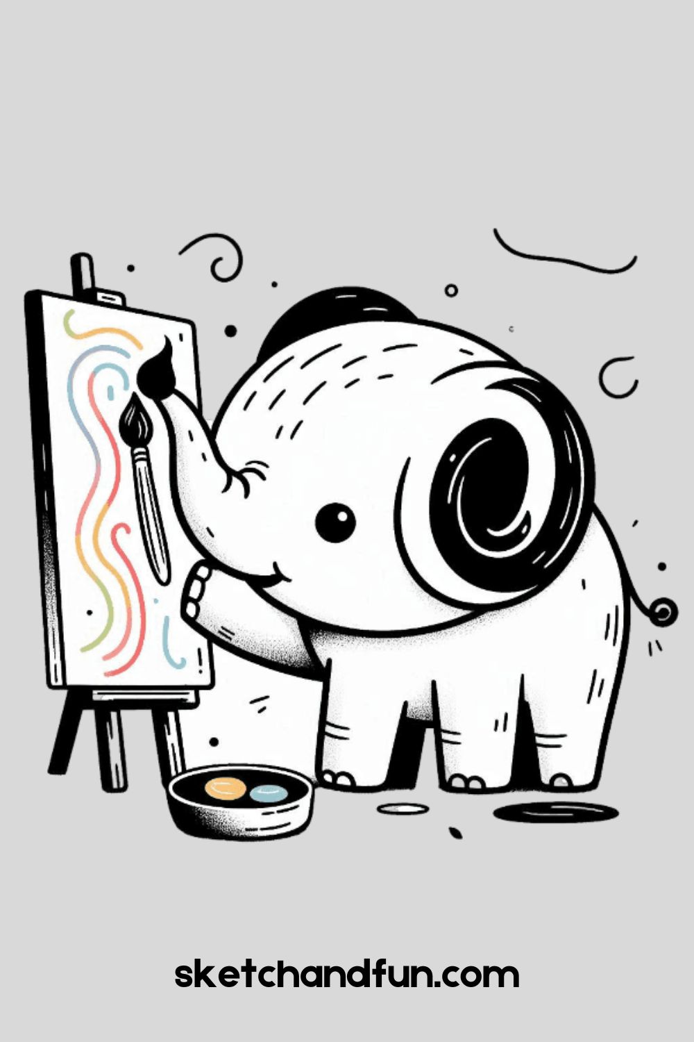 35+ Easy Cute Elephant Drawing Ideas - Sketch and Fun