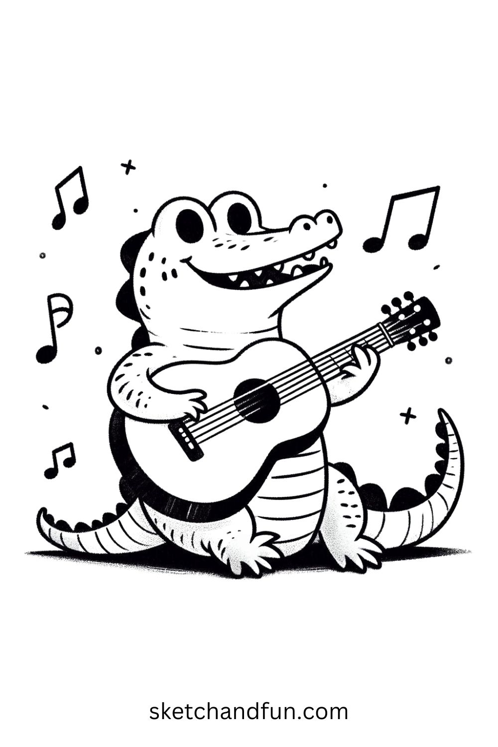 40+ Easy Cute Alligator Drawing Ideas - Sketch and Fun