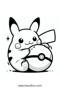 25+ Easy Cute Pikachu Drawing Ideas - Sketch and Fun