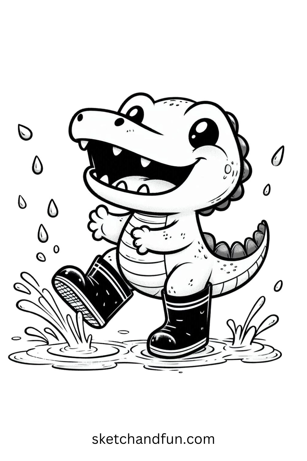 40+ Easy Cute Alligator Drawing Ideas - Sketch and Fun