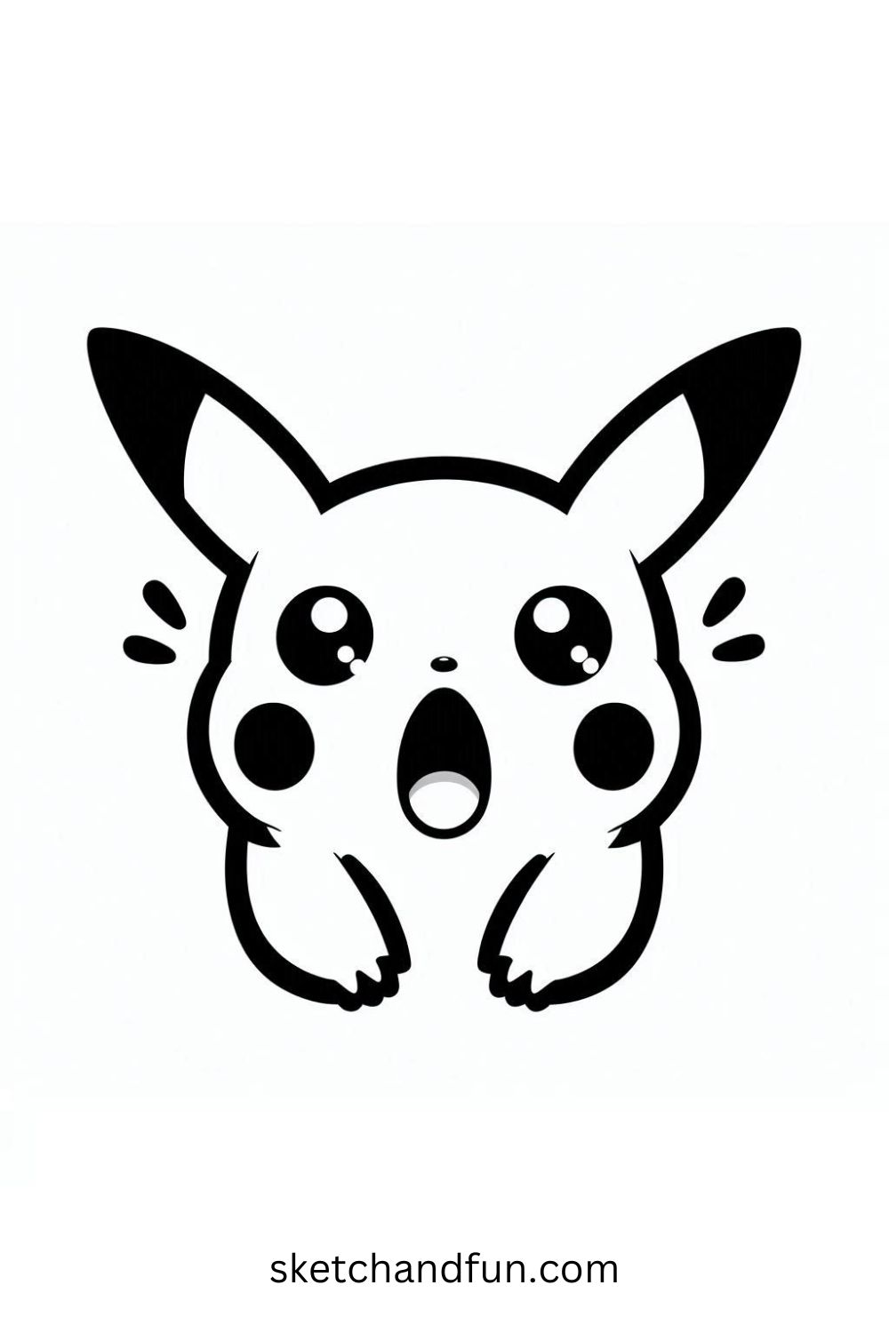 25+ Easy Cute Pikachu Drawing Ideas - Sketch and Fun